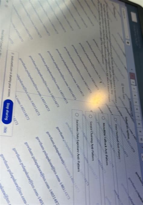 Select An Option Data Overload Anti Pattern Monolithic Fallback Anti Pattern Service Chaining