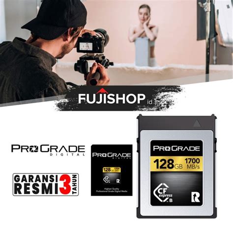 Jual ProGrade Pro Grade Digital 128GB CFexpress 2 0 Type B Gold 1700 Mbps Shopee Indonesia