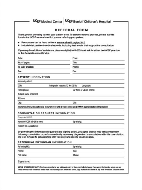 FREE 8 Sample Medical Referral Forms In PDF Ms Word