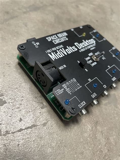 Space Brain Circuits Midivolts Desktop 2020 Black Reverb
