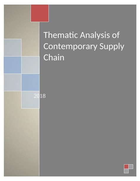 Exploring Modern Strategies A Thorough Thematic Analysis Of Inventory