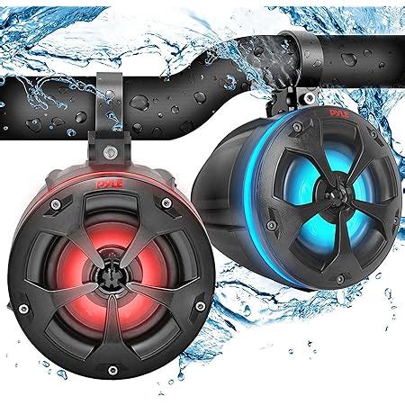 Amazon Pyle Way Dual Bluetooth Off Road Speakers Inch W Marine Waterproof