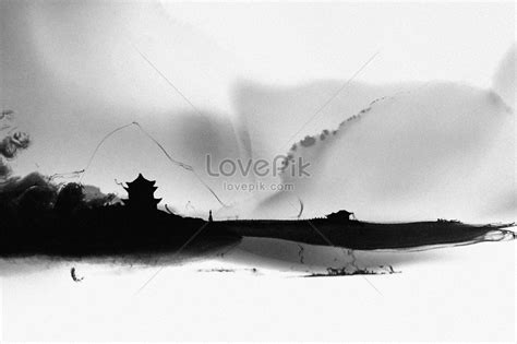 프리미엄 고대 건물 중국 잉크 배경 이미지 Hd 중국 스타일 고대 스타일 잉크 배경 사진 무료 다운로드 Lovepik