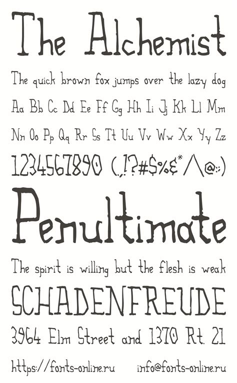 The Alchemist Font