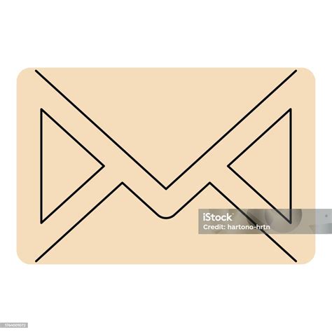 플랫 라인 엔벨로프 벡터 일러스트 레이 션 와 Post Office 테마 와 평평한 선 벡터 스타일 편집 가능한 벡터 0명에