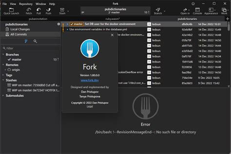 Error Message In Commit Field · Issue 1727 · Fork Devtrackerwin · Github