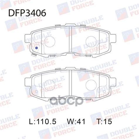 Купить Колодки Тормозные Дисковые Double Force Ley4 26 43z Ley4 26
