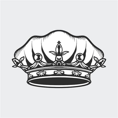 Premium Vector Crown Vector Illustration