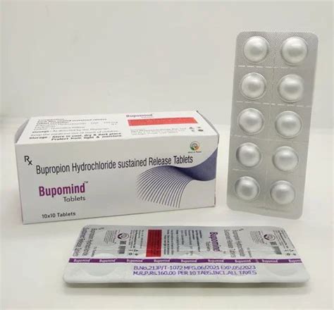 Bupropion Hydrochloride Sustained Release Tablets At ₹ 490 Strip In Nagpur