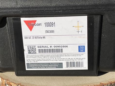 Trijicon Acog 4x32 Ta01nsn Rkb Armory