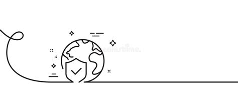 continuous security line icon stock illustrations 1 142 continuous