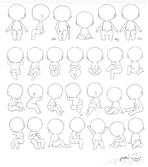 The Instructions For How To Draw People In Different Poses With