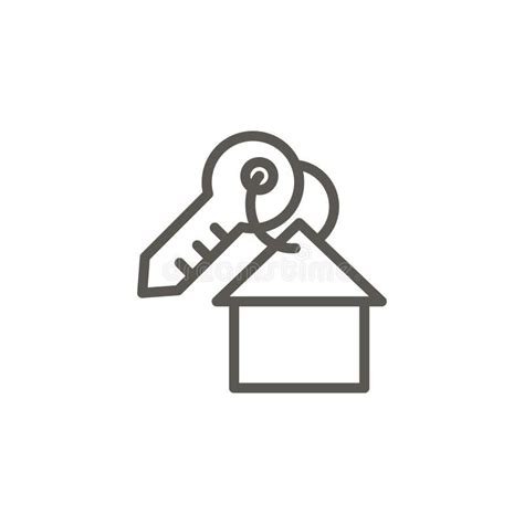 House Key Vector Icon Simple Element Illustration From Ui Concept