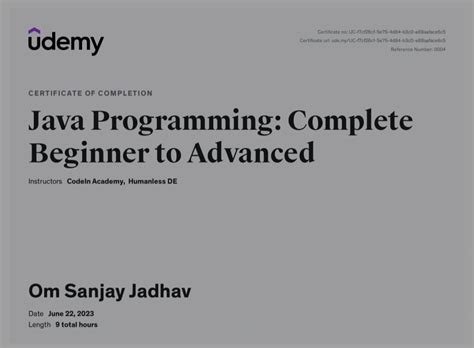 Om Jadhav On Linkedin Javacertified Programmingjourney