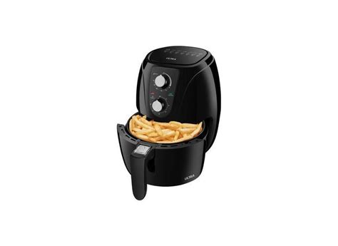 Fritadeira Elétrica Sem Óleoair Fryer Ultra Af Ut 01 Preta Com Timer