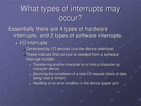 PPT Interrupts PowerPoint Presentation Free Download ID