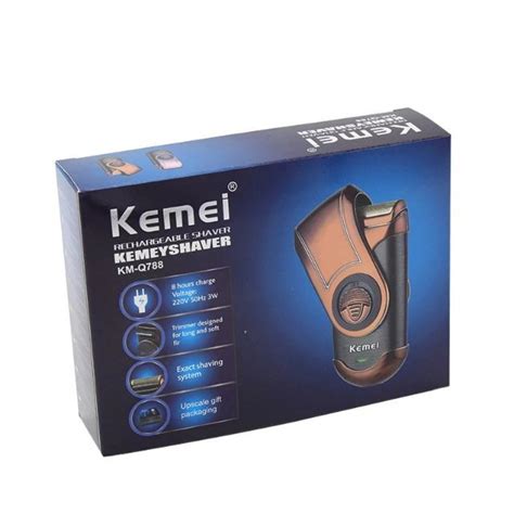 เครองโกนหนวดไฟฟา KEMEI KM Q788 แบบไรสาย Shopee Thailand