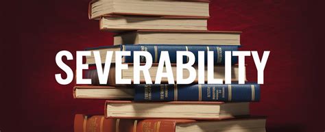 Severability Chamelio The Legal Intelligence Platform