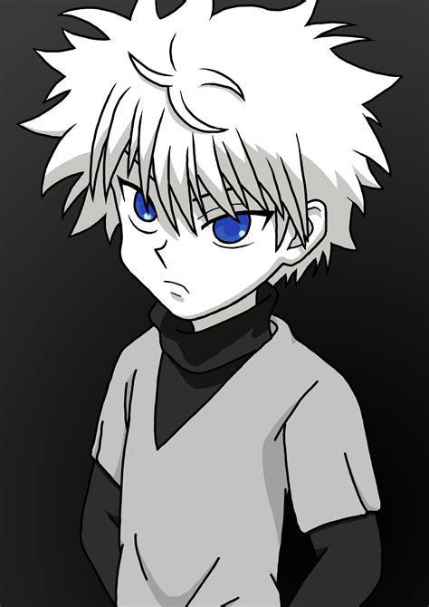 How To Draw Killua Zoldyck At How To Draw