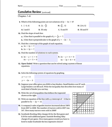 Cumulative Review Chapter 1 DavinderAdler