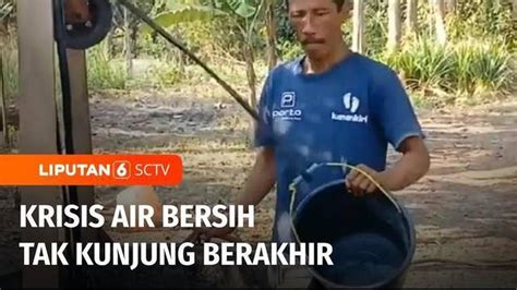 VIDEO Warga Terpaksa Mengandalkan Rembesan Air Dan Belik Karena Krisis