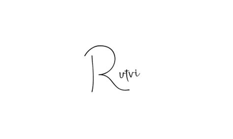 89 Rutvi Name Signature Style Ideas Cool Electronic Sign
