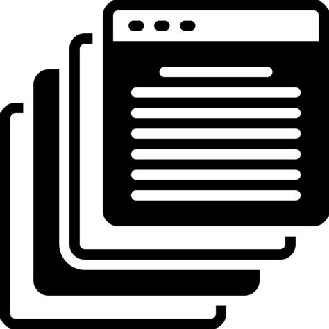 Solid Icon For Tabs 28782750 Vector Art At Vecteezy