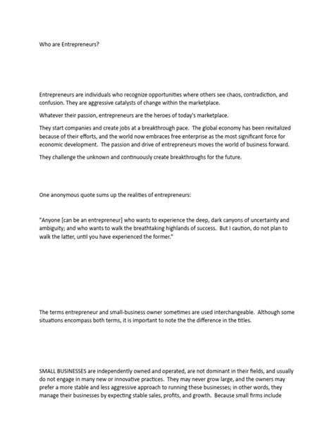 Entrep Module 1 Pdf Entrepreneurship Risk