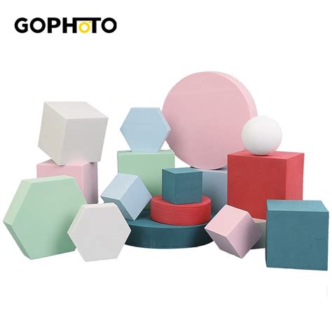 8pcs แท่นวางสินค้า ทรงลูกบาศก์ พร็อพถ่ายรูป ชั้นวางโชว์ตกแต่ง ถ่ายรูปสินค้า พร้อมส่ง