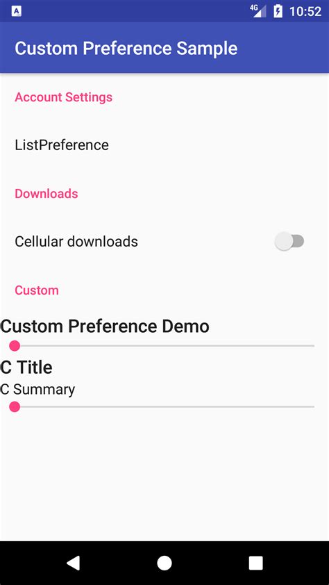 Android Creating Custom Support V7 Preference Not Working As Expected
