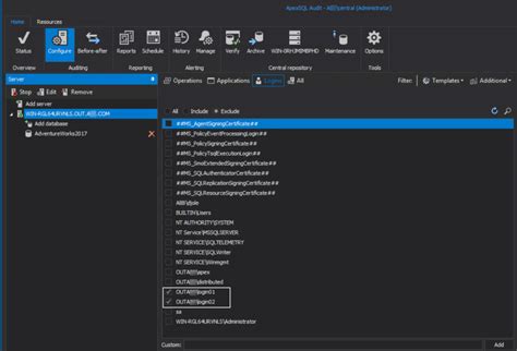 Running Apexsql Audit In A Multi Domain Environment