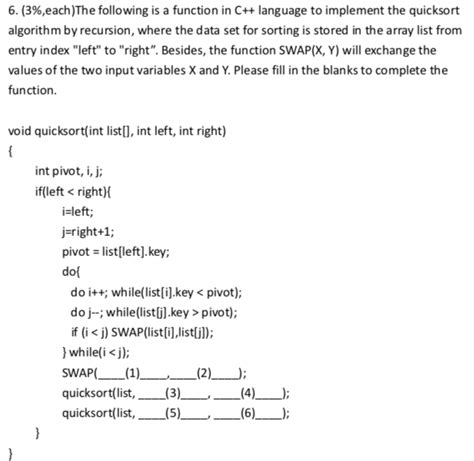Solved Each The Following Is A Function In C Chegg
