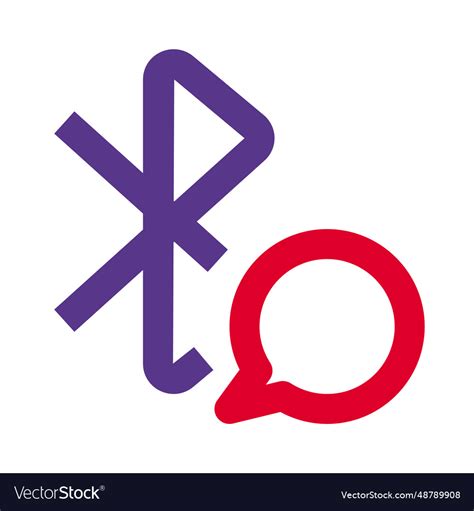 Bluetooth Chat Application For Short Messages Vector Image