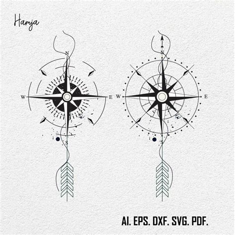 Compass Svg Compass Rose Svg Bundle Compass Dxf Kompass Svg