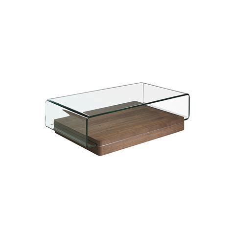 Mesa Centro Con Cristal Curvado Stylo Home