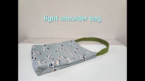 Diy 가벼운 숄더백 만들기 Making A Light Shoulder Bag Youtube