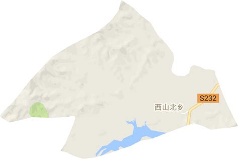 西山北乡高清电子地图