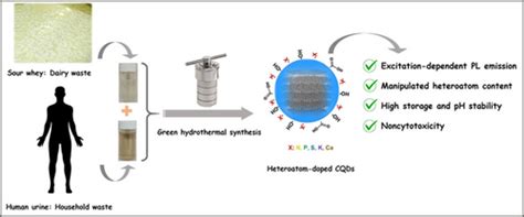 Green Synthesis Of Various Heteroatom‐doped Carbon Quantum Dots From Urine Whey And Their