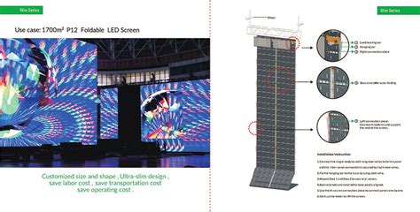 Foldable Led Screen Display Rental Led Display Supplier Dreamistar