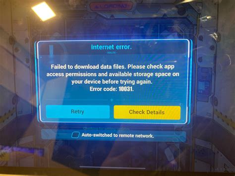 Help It Wont Let Me Log In Error Code 10031 Rhonkaiimpact3