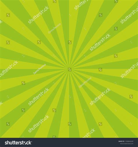 Sunburst Background Vector Pattern Green Grass Stock Vector Royalty