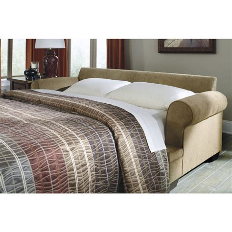 Signature Design By Ashley Sevan Sand Queen Sofa Sleeper Madison Seating