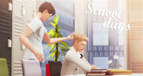 SCHOOL DAYS POSEPACK Sims4File
