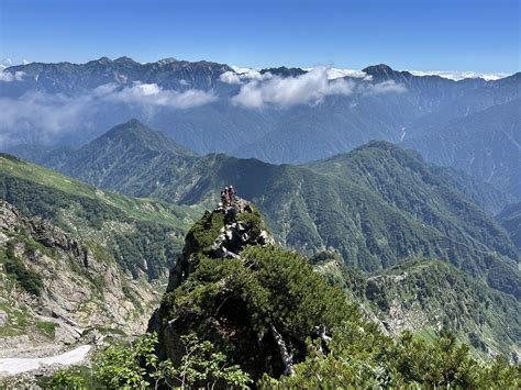 剱岳チンネ左稜線 京都趣味登山会