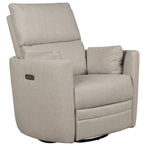 Eastern Shore Compass Power Swivel Glider With Usb In Frost