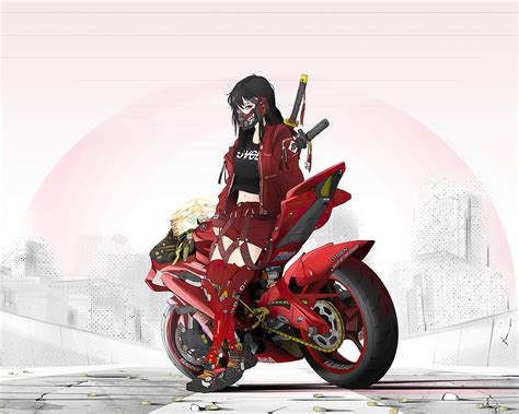 1280x1024 Cyber Punk Asian Girl 4k Wallpaper 1280x1024 Resolution Hd 4k