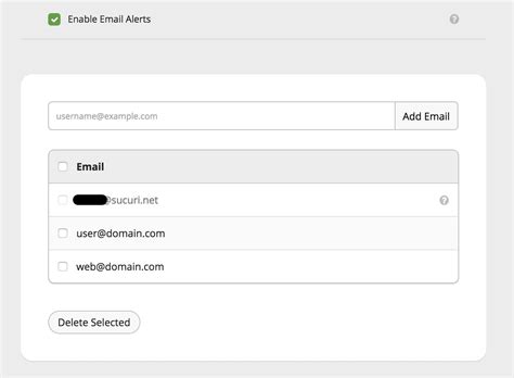 Enabling Email Alerts Sucuri Docs