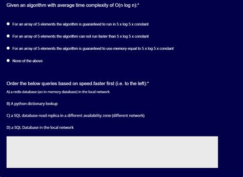 Solved Given An Algorithm With Average Time Complexity Of Chegg