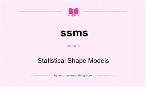 Ssms Statistical Shape Models In Undefined By