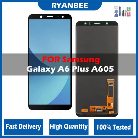 LCD-For-Samsung-Galaxy-A6-Plus-2018-A605-LCD-Display-Touch-Screen ...